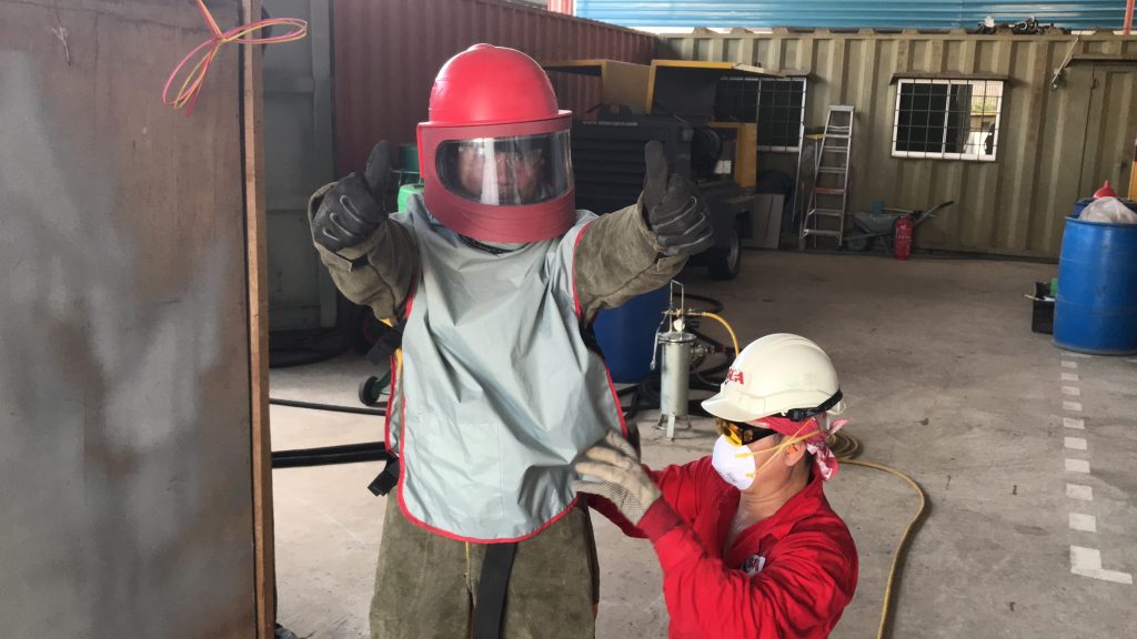 IMM Official Blasting and Painting Training Center - Seacademy